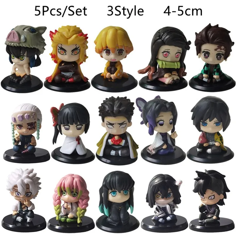 5-Pcs-Set-Mini-Demon-Slayer-Figure-Sitting-Posed-4-5cm-Kawaii-Kimetsu ...