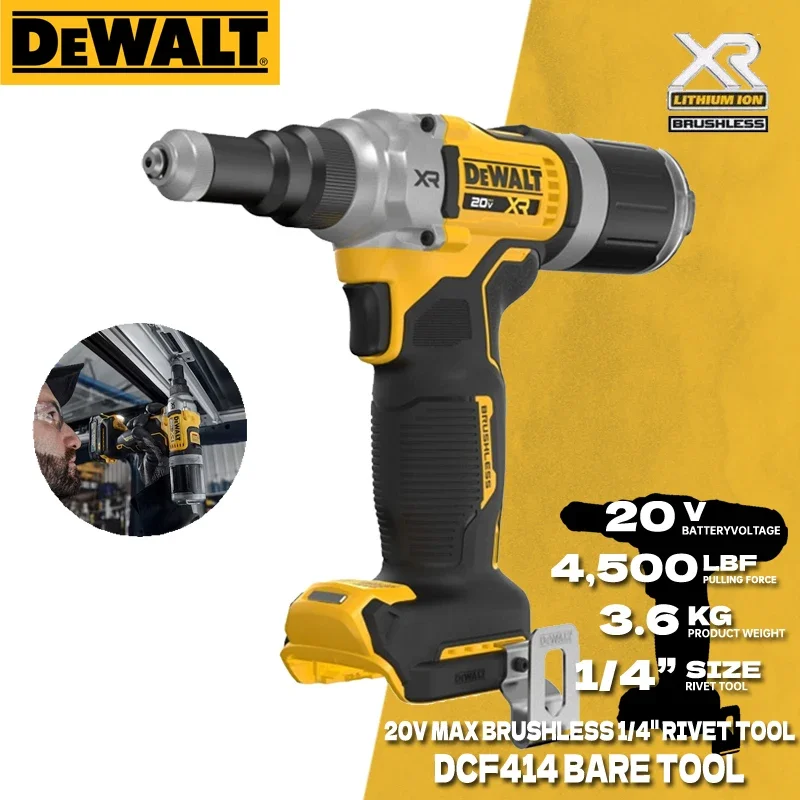 DEWALT-Automatic-Electric-Rivet-Gun-Cordless-Rivet-Tool-Broca-Insert ...