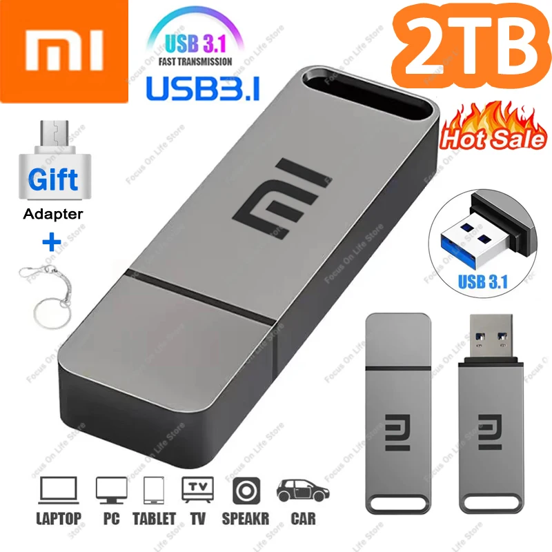 Xiaomi-Pen-Drive-de-Metal-de-Alta-Velocidade-USB-3-1-2TB-Transfer-ncia ...