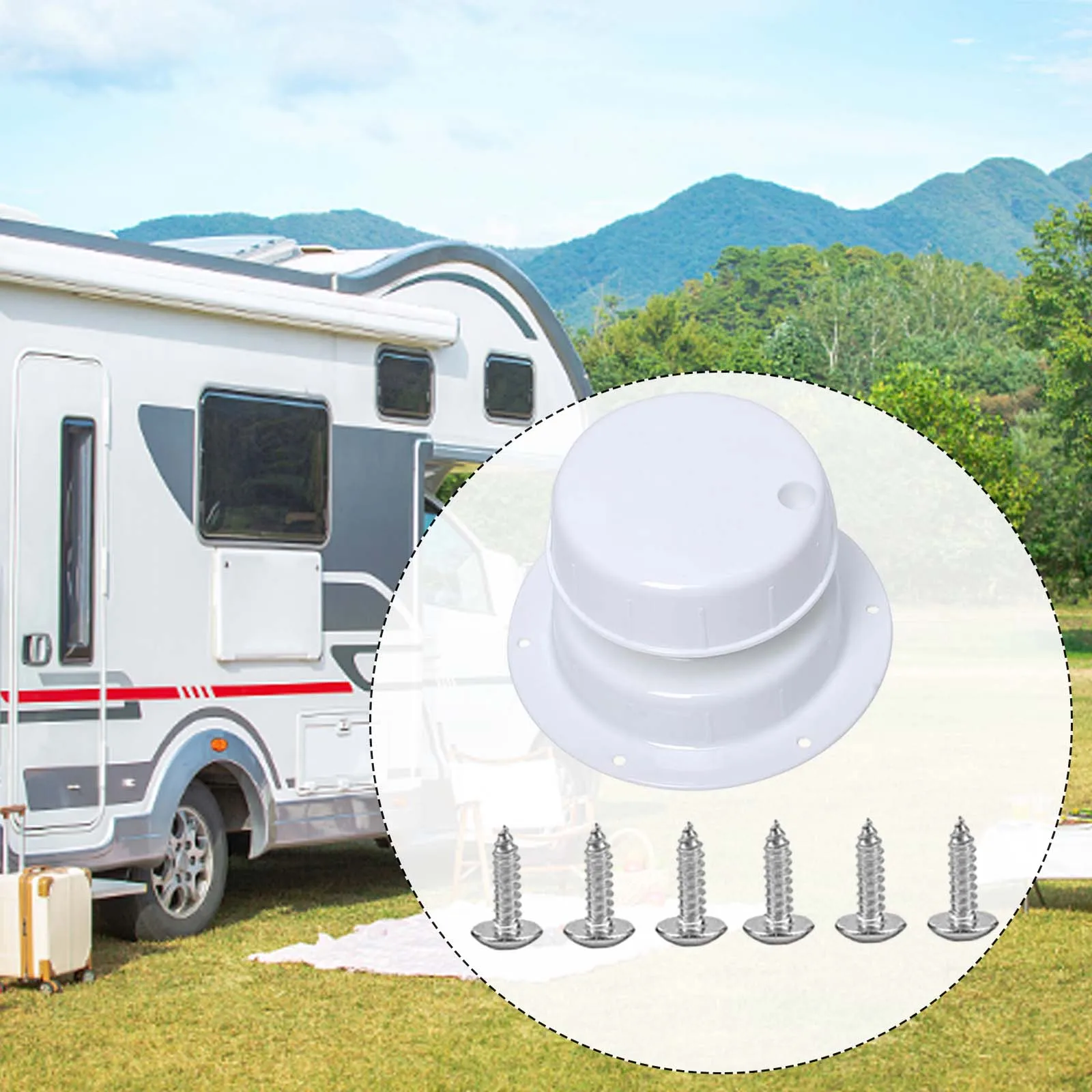 RV Odor Prevention Caps Aussio RV Roof Vent Covers (2-Pack) - Plumbing ...