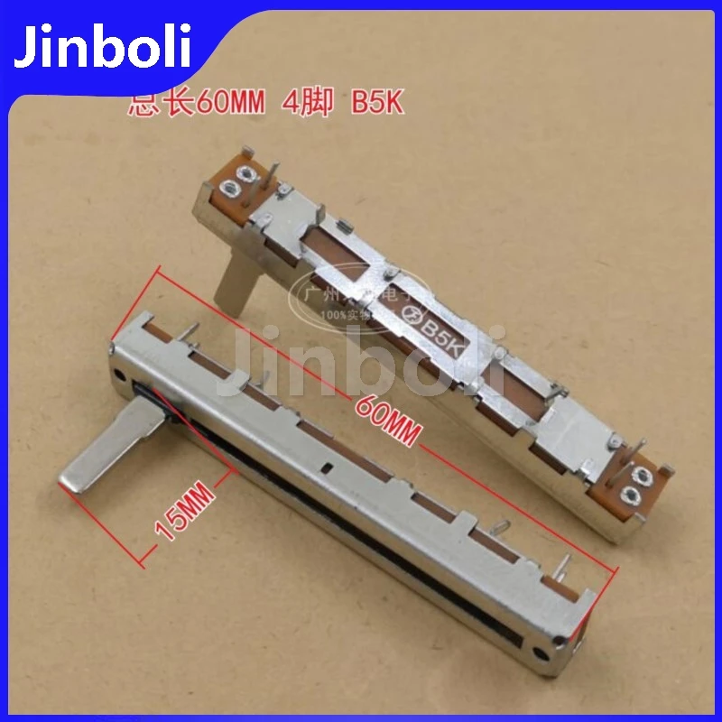 1PCS-SC4542N-60MM-6CM-Straight-Slide-Potentiometer-Resistor-B502-5K-Ohm ...