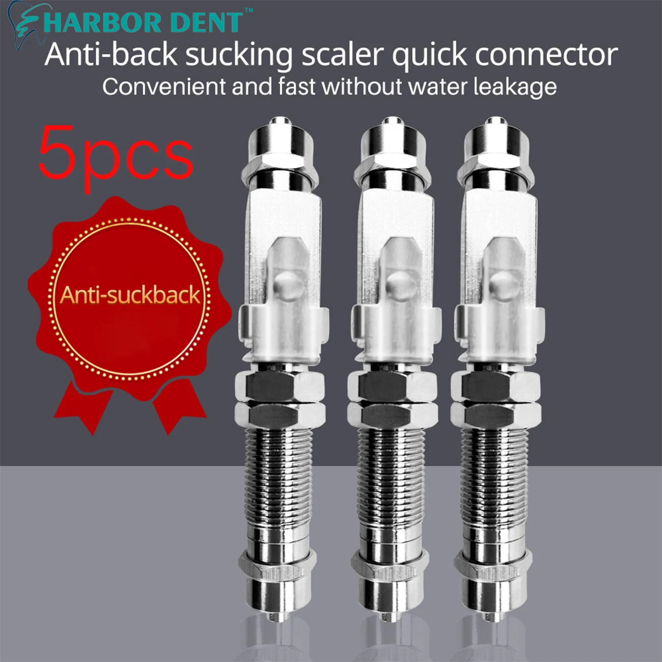 5Pcs-Stainless-Steel-Dental-Air-Water-Quick-Connector-For-Dentist ...