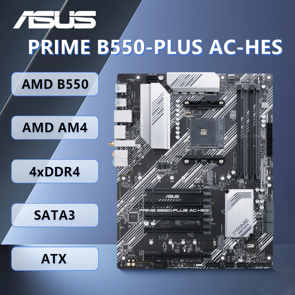 ASUS-Soquete-da-Placa-M-e-AM4-Chipset-Principal-PRIME-B550-PLUS-AC-HES ...