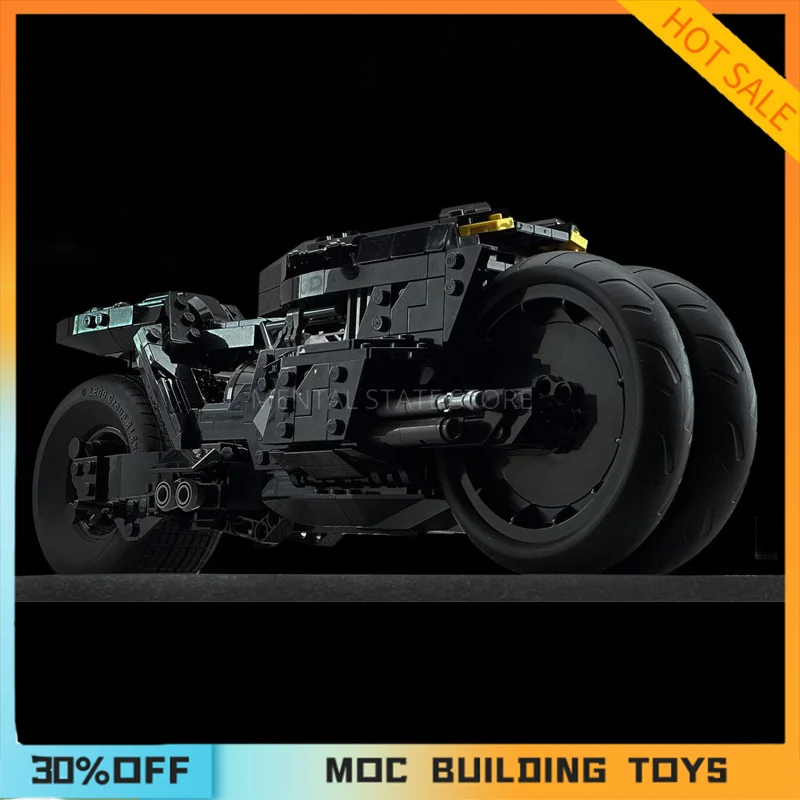 784PCS-Customized-MOC-Bat-motorcycle-Movie-Props-Building-Blocks ...