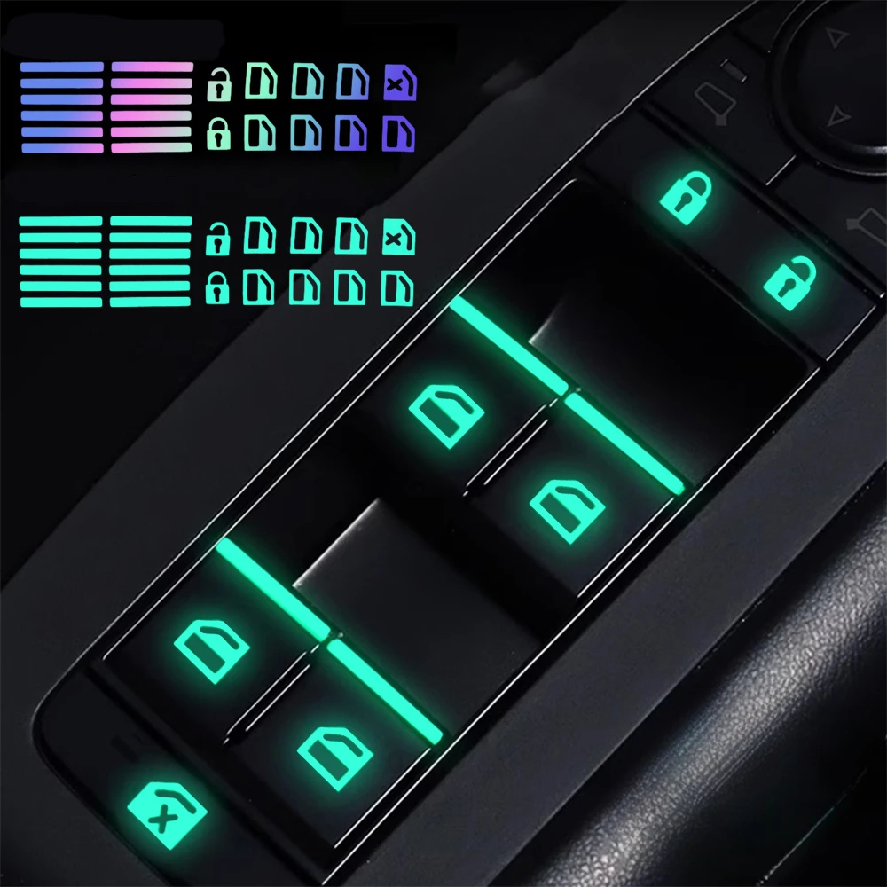 Car-Window-Lift-Luminous-Switch-Button-Sticker-for-Subaru-Forester-Xv ...