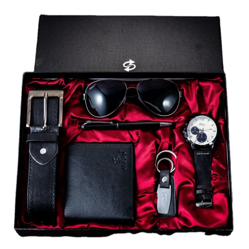 6Pcs-Set-Fashion-Mens-Watches-Set-Luxury-Gift-Box-Watch-for-Men-Belt ...
