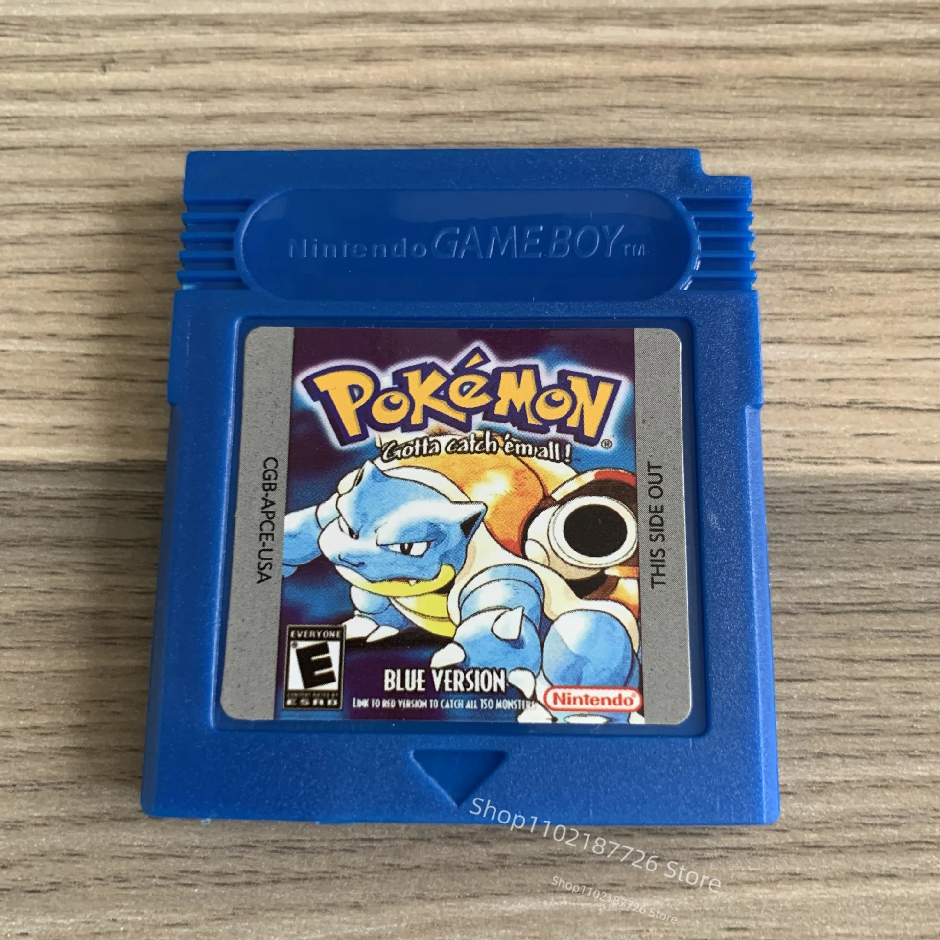 Pokemon Blue Cartridge