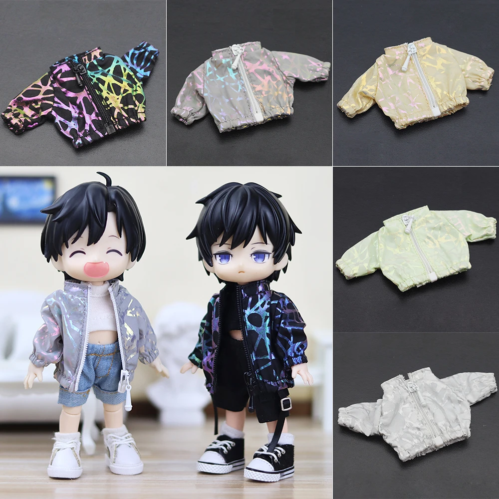 New Ob11 Doll Cool sun proof Clothes Laser Reflective Jacket With ...