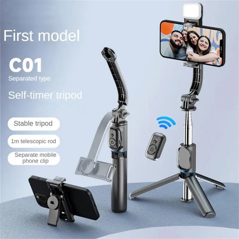 Liga de alumínio Tripé Smartphone Stand C01/C01S Selfie Vara Para Gopro ...