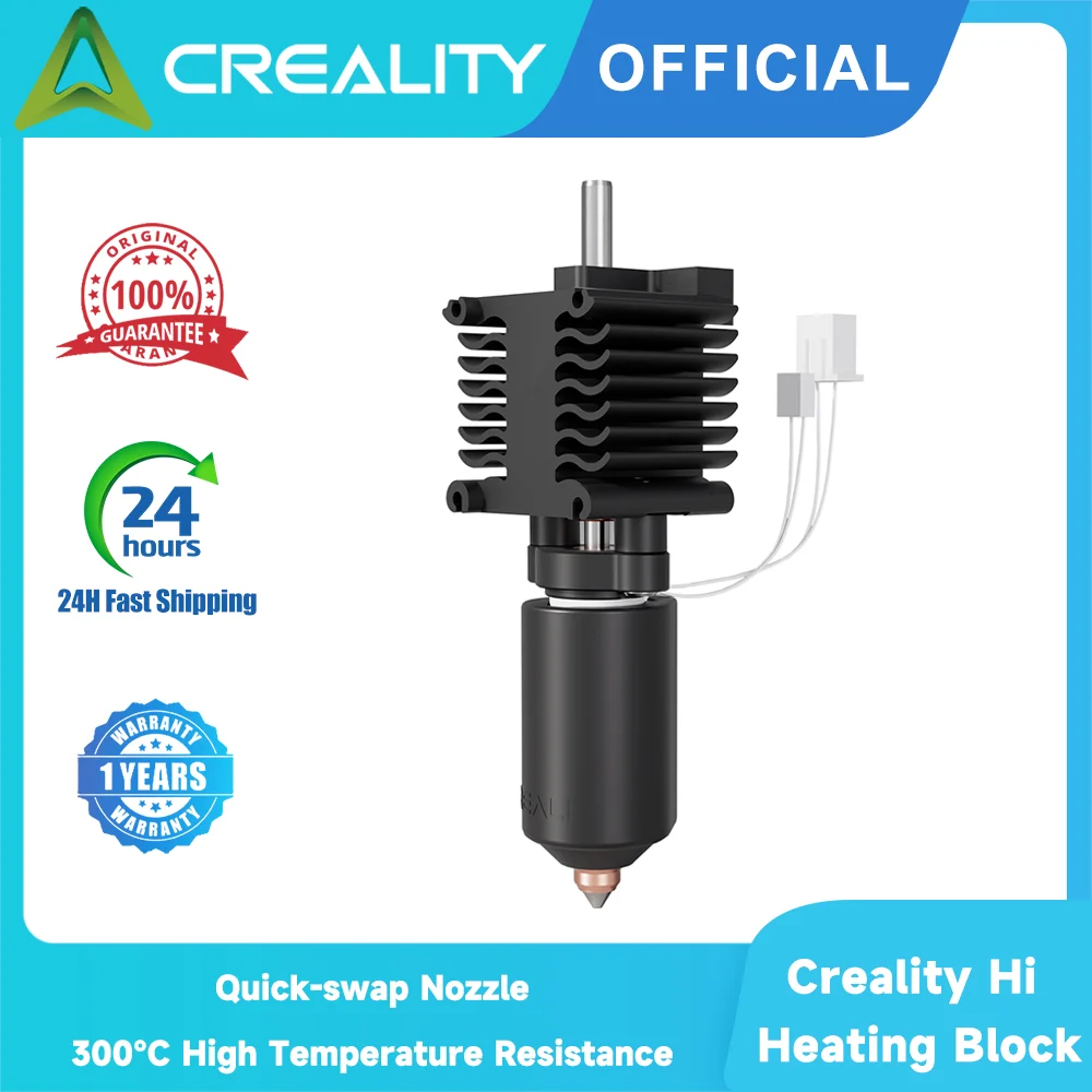 Creality Hi Ceramic Heating Block Kit 500mm/s 300°C High Temp 50W 0.4mm ...