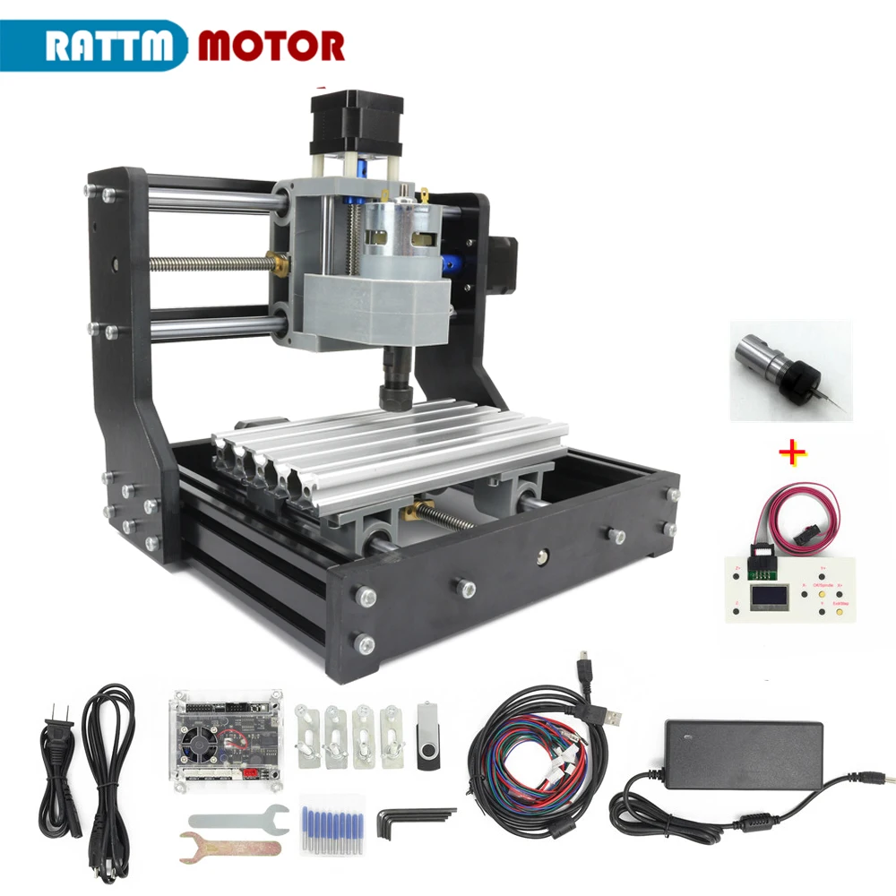 EU-Free-VAT-3-Axis-DIY-GRBL-1610-Pro-Mini-CNC-Laser-Router-Milling ...