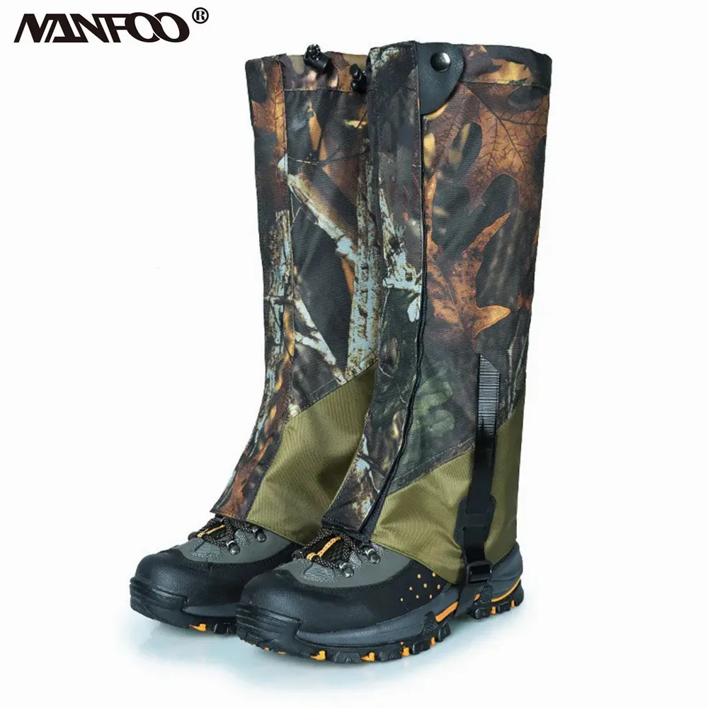 Waterproof Wear Resistant Camping Hiking Leg Guards Bionic Camouflage ...
