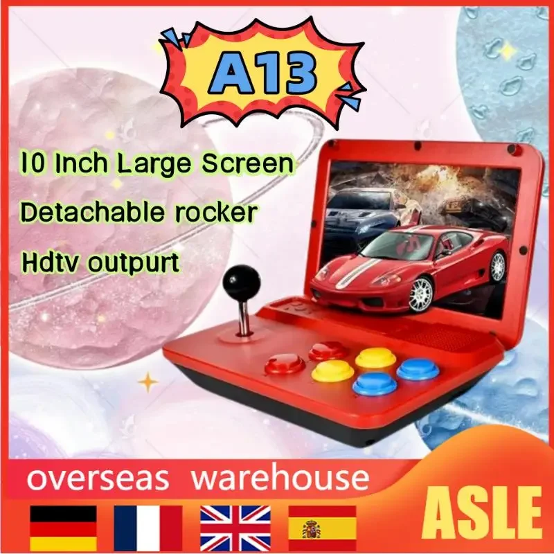 2023-New-Powkiddy-A13-10-Inch-Large-Screen-Detachable-Joystick-Retro ...