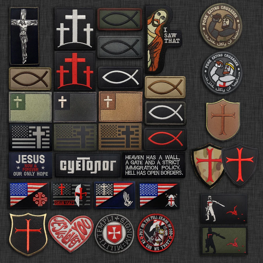 Swat-Cross-Badge-Patch-Patches-do-cruzado-Porco-traseiro-t-tico-crist-o ...
