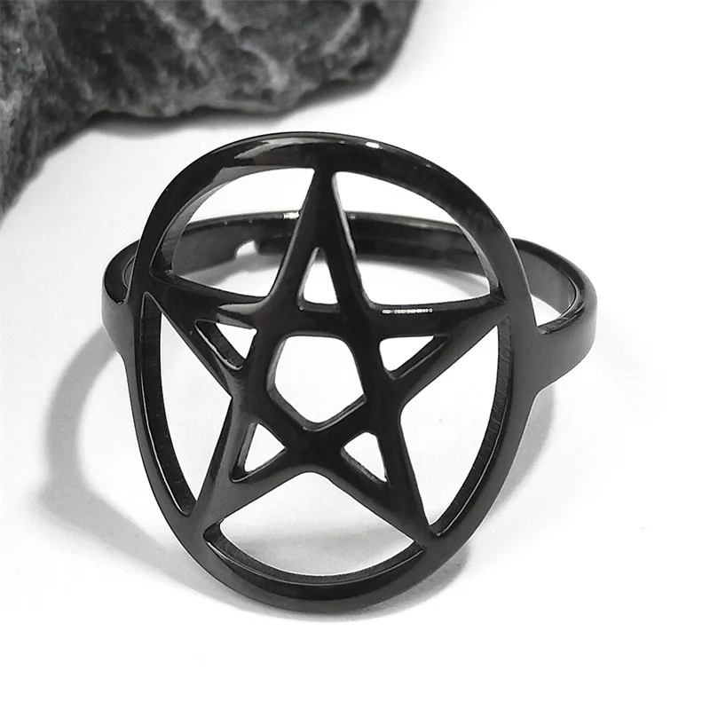 Gothic-Satan-Inverted-Pentagram-Finger-Ring-for-Men-Women-Stainless ...