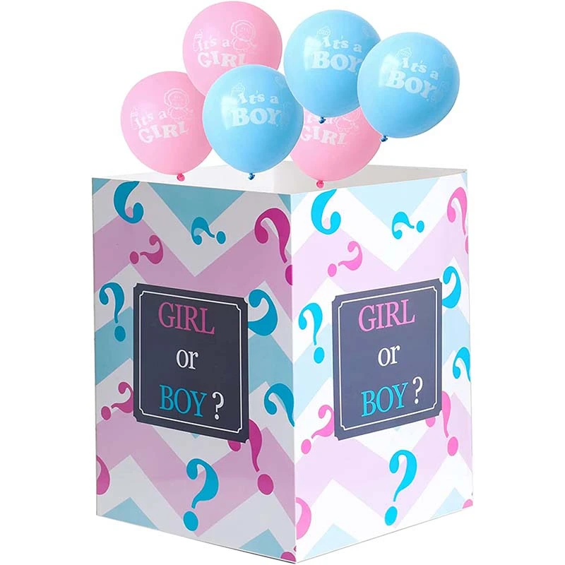 Baby Shower Party Decoraties Geslacht Onthullen Ballon Doos Verrassing ...