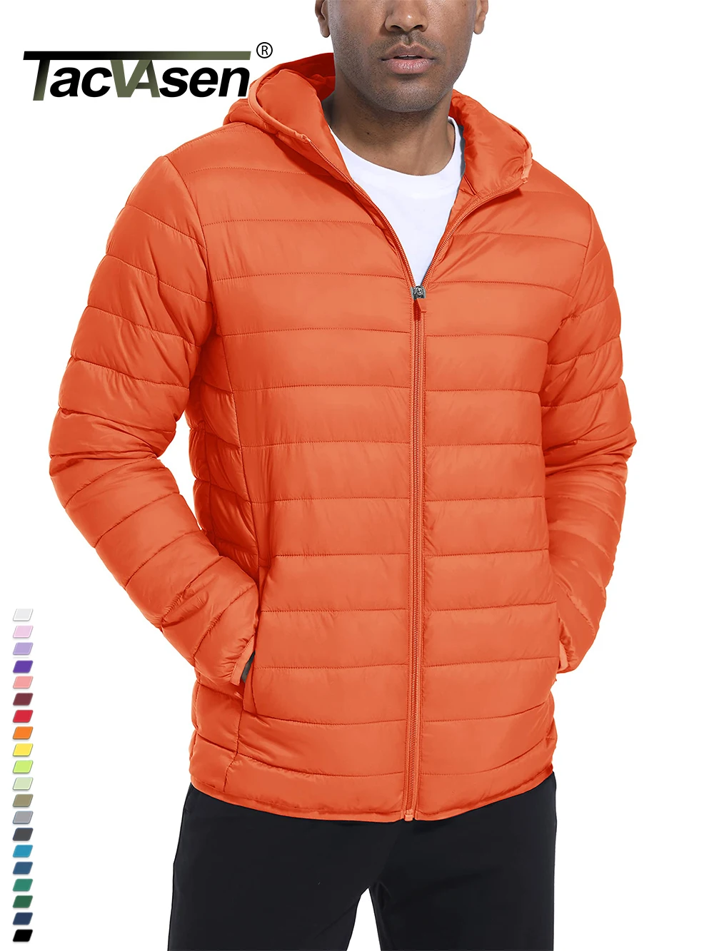 TACVASEN-Lightweight-Puffer-Jackets-Mens-Quilted-Polyester-Nylon-Jacket ...
