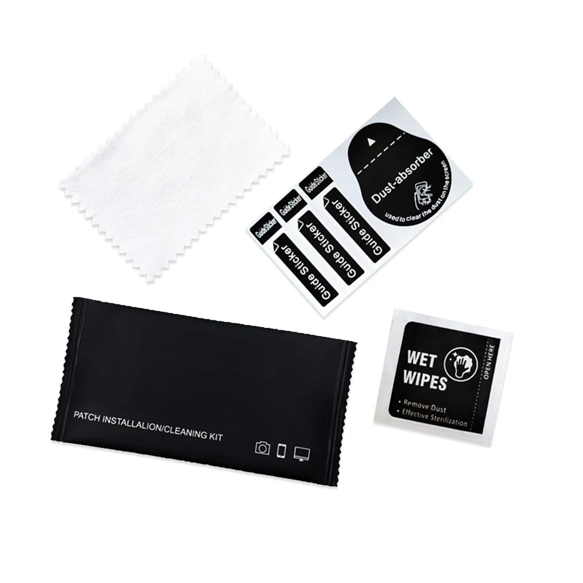 Tempered Glass Lcd Screens Film | Lens Screen Cleaning Wipes - 25pcs ...