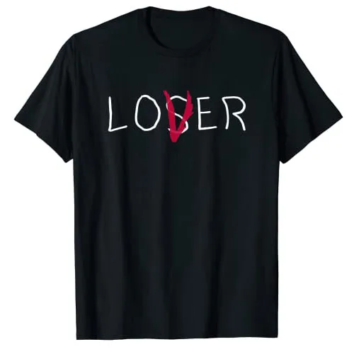 Loser-Lover-Dark-Camiseta-estampada-con-letras-divertidas-Tops-casuales ...