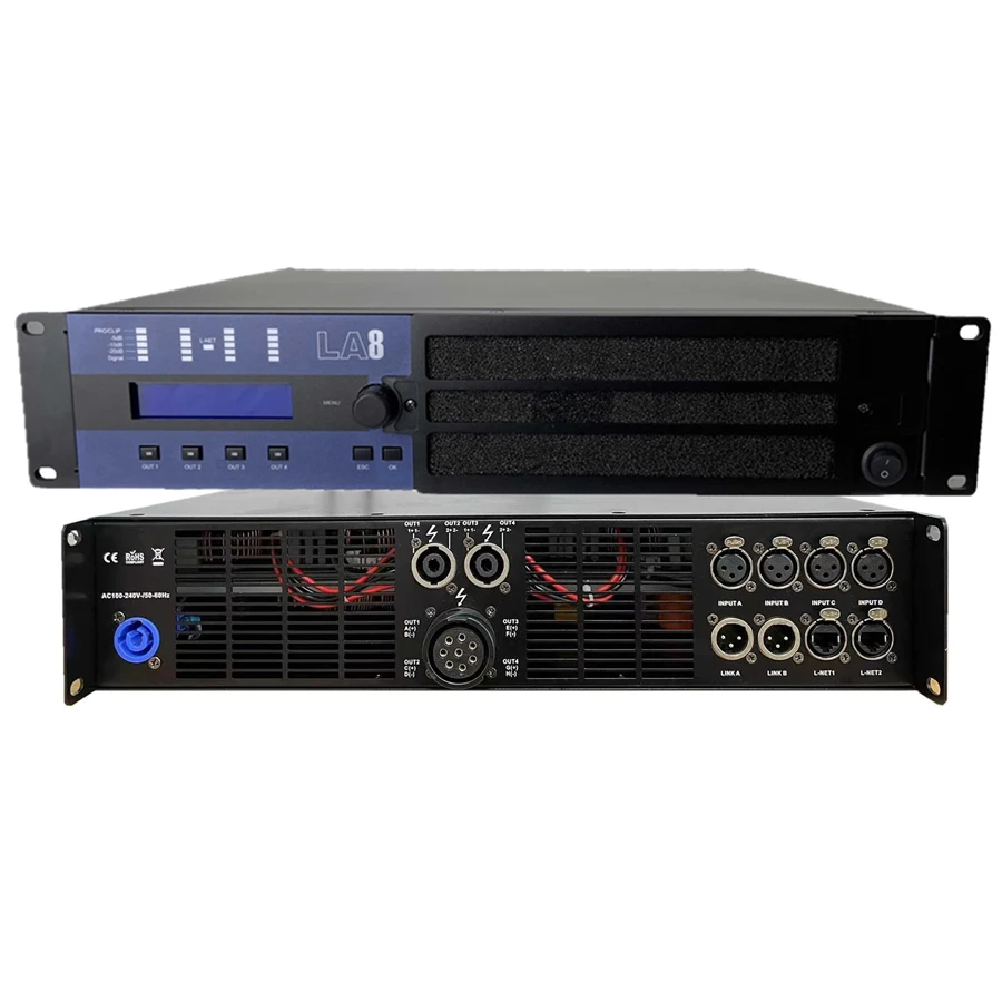 LA8-4-channels-Digital-Power-Amplifier-10000watts-Class-D-Professional ...