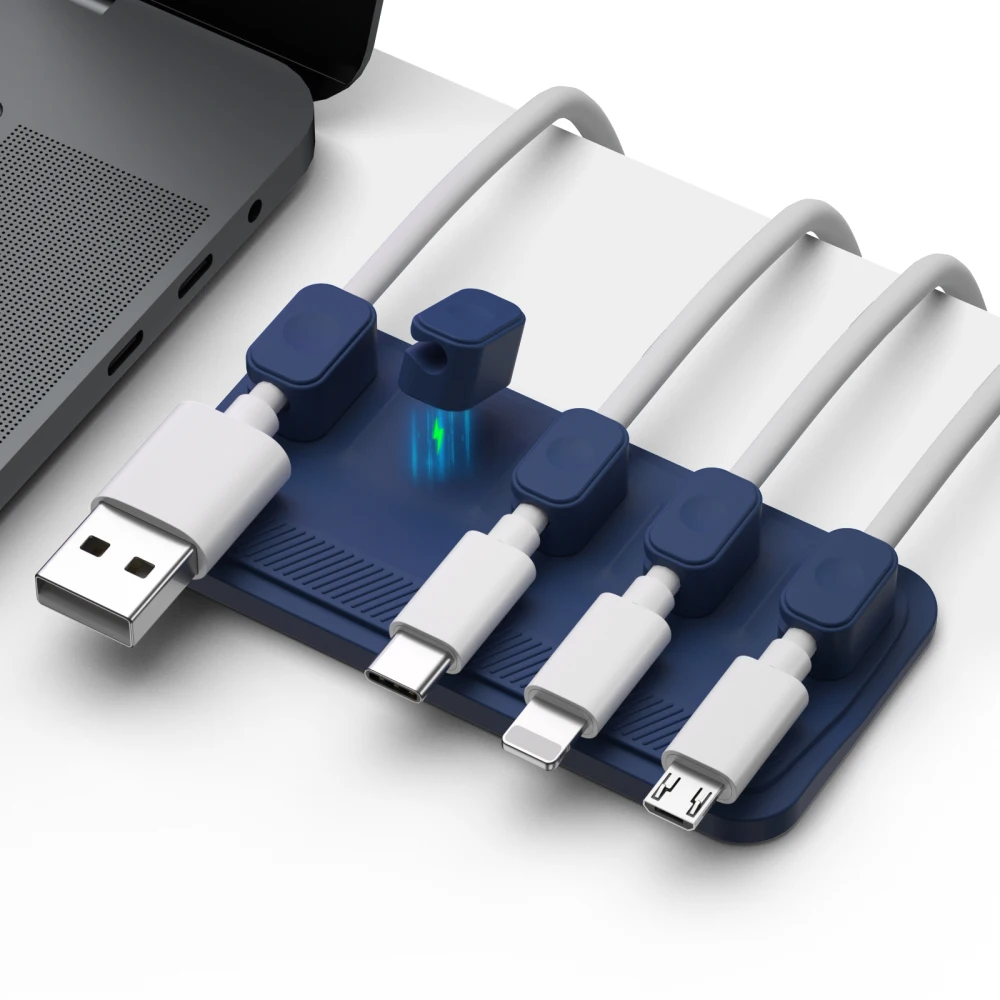 Magnetic-Cable-Organizer-USB-Cable-Winder-Management-Desktop-Clips-Wire ...
