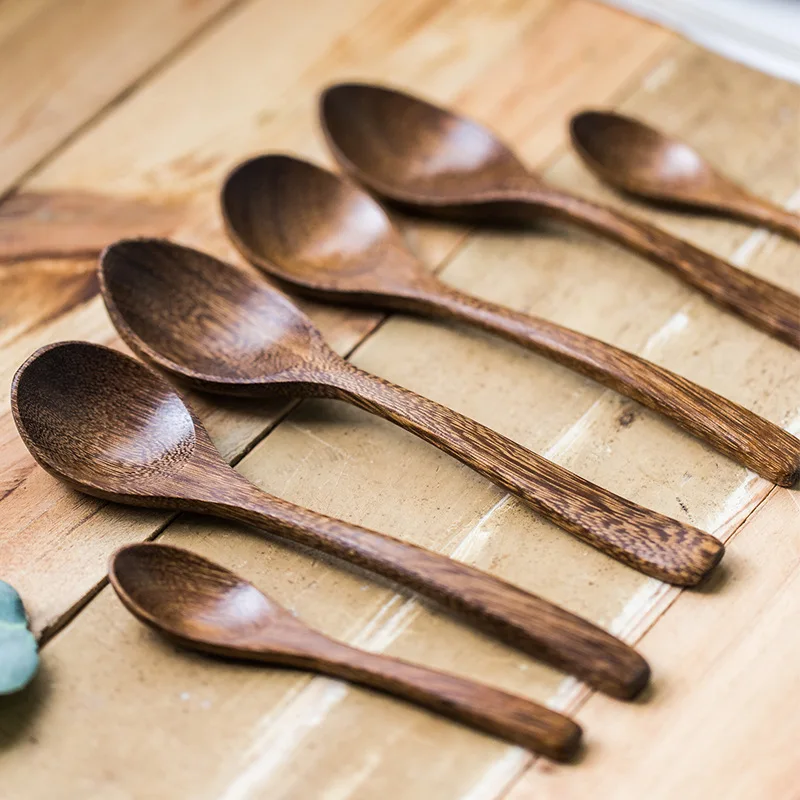 Wooden-Spoon-Chicken-Wings-Wooden-Lacquer-and-Wax-Free-Solid-Wood-Small ...