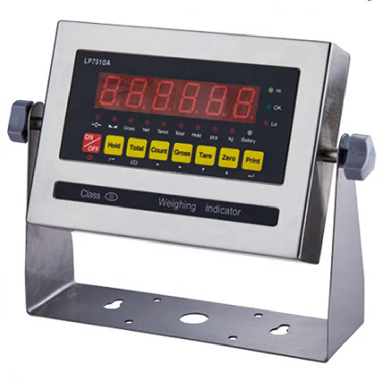 LP7510-Weighing-Indicator-With-Built-in-Printer-LED-LCD-Stainless-Steel ...