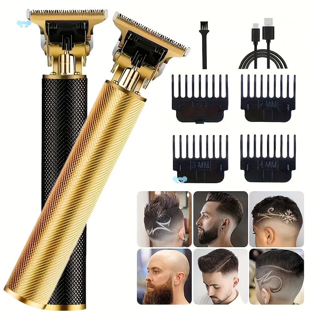 T9 Electric Hair Clipper for Men Professional Rechargeable Hair Cutting ...