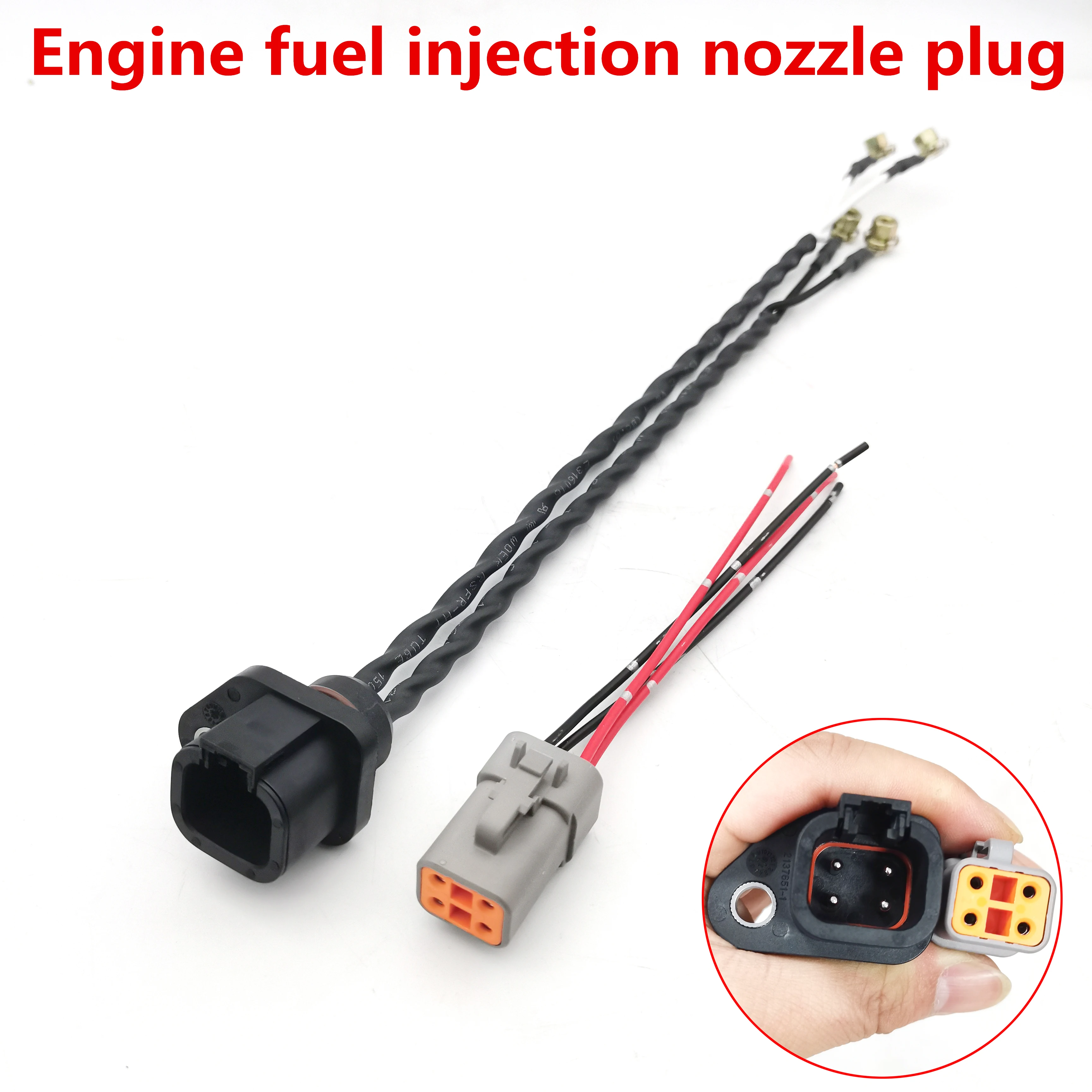 For-Komatsu-PC200-240-300-8-Excavator-plug-QSB6-7-ISDE-6D107-Cummins ...