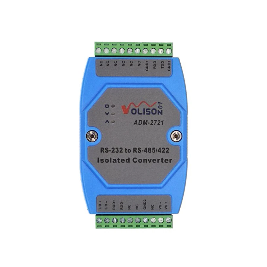 ADM-2721 24V DIN-Rail Photoelectric Isolation RS232 to RS422 RS485 ...