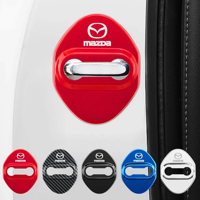 Car-Styling Car Door Lock Cover Auto Emblems Case For Mazda 3 6 Atenza ...