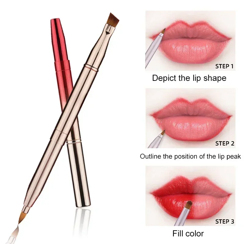 Pincel-de-labios-de-doble-punta-1-piezas-l-piz-labial-de-Metal ...