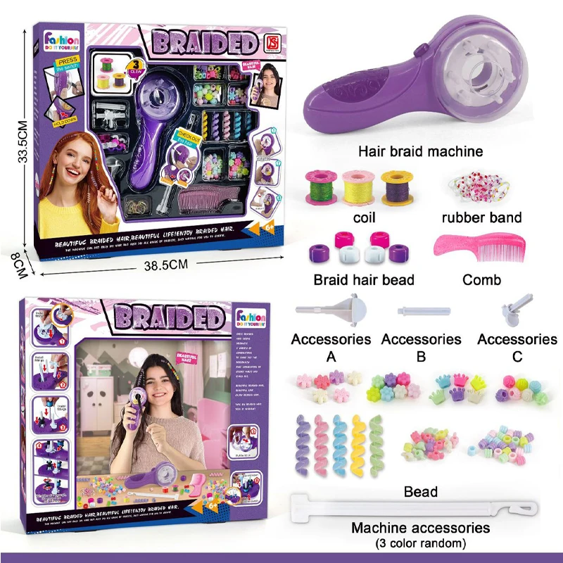 Electric-Hair-Braider-Kit-For-Kids-DIY-Automatic-Hair-Decoration ...