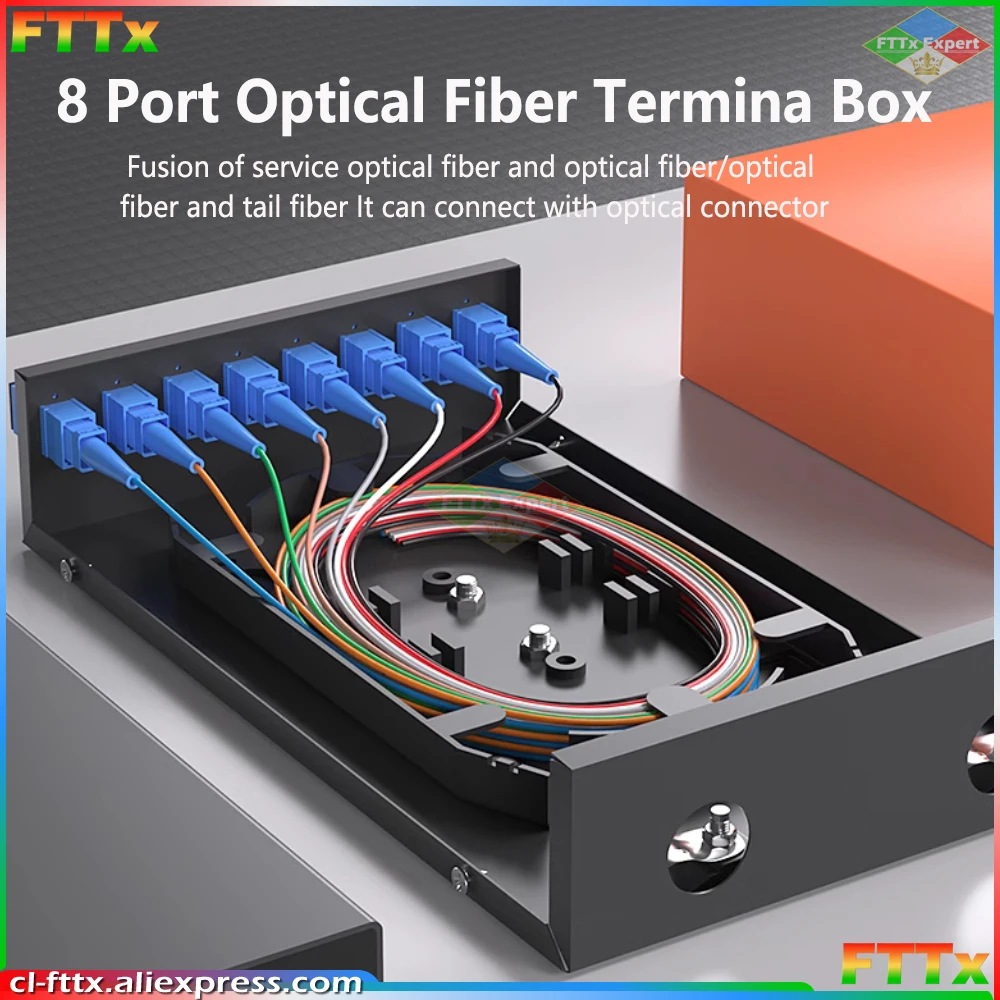8-Port-Fiber-Terminal-Box-1PC-UPC-with-SC-FC-LC-ST-Pigtail-Single-Mode ...