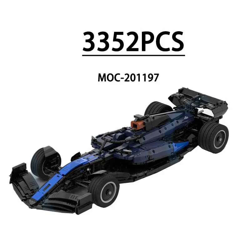Building Blocks Formula 1 Racing FW46 2024 1:8 Scale Truck MOC-201197 ...