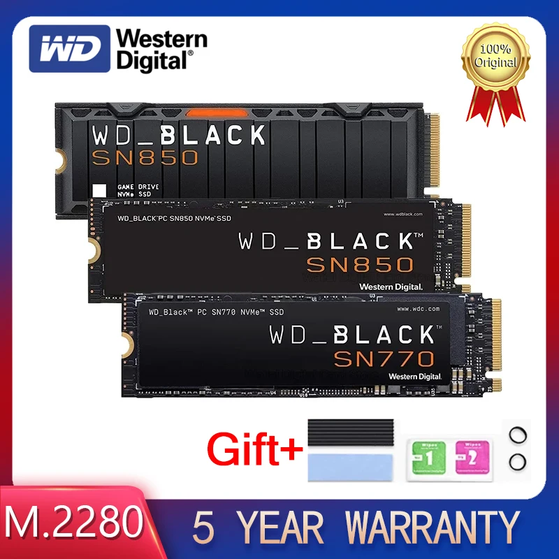 Western Digital BLACK SN850 SN770 SN750 SN570 M2 SSD NVMe Internal ...