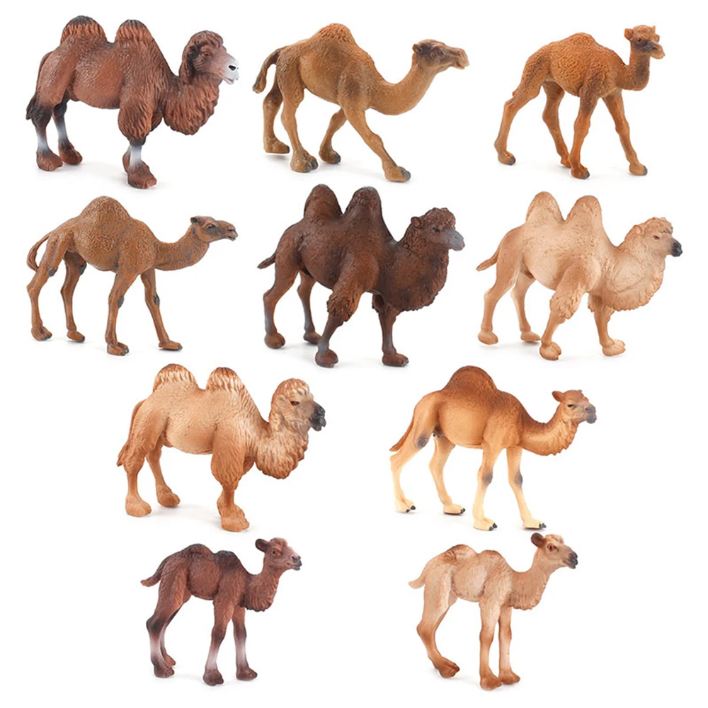 Simulation Camel Action Figure Wild Animals Figurines Desert Captive ...
