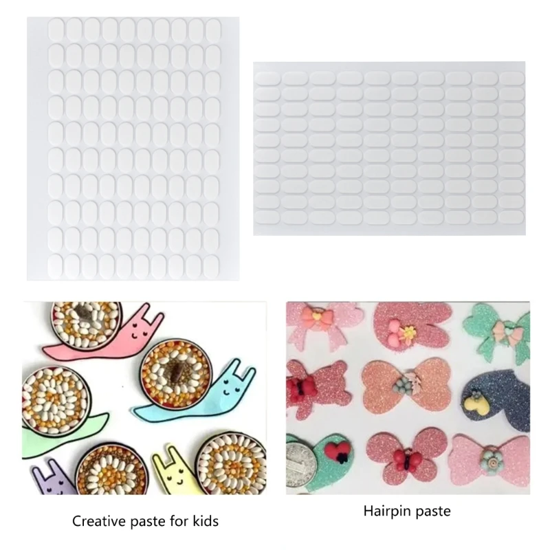100PCS-Double-Side-Adhesive-Tape-Stickers-Self-Adhesive-Poster-Tacky ...