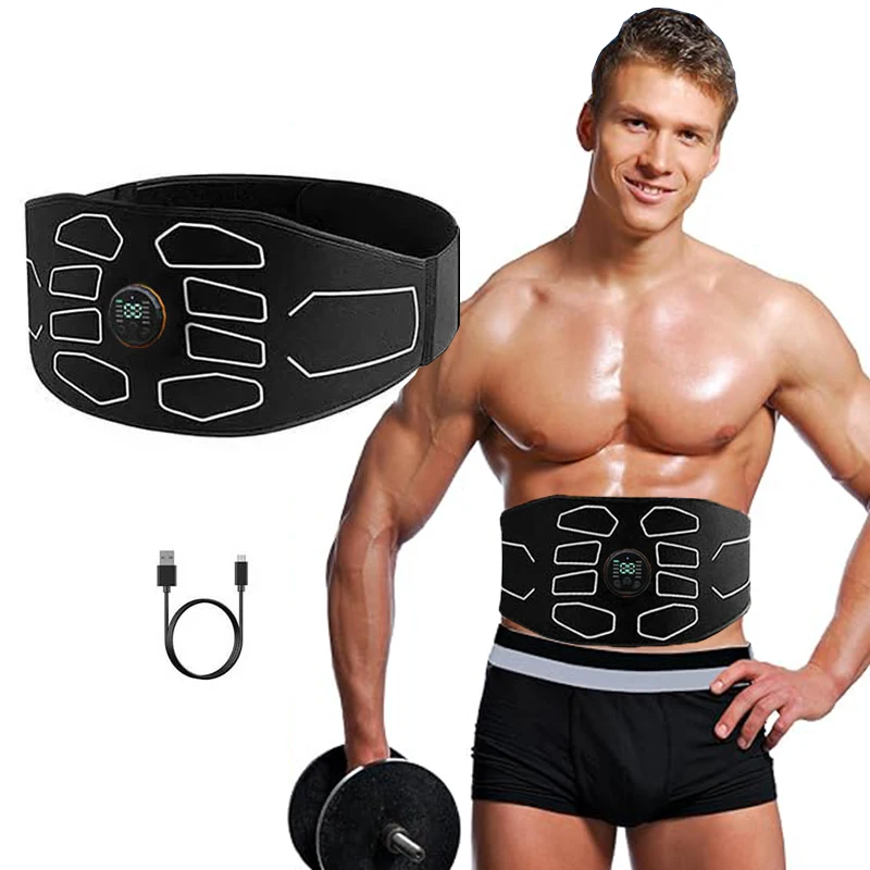 Electronic-EMS-Muscle-Stimulator-Abdominal-Toning-Belt-For-Men-Women ...