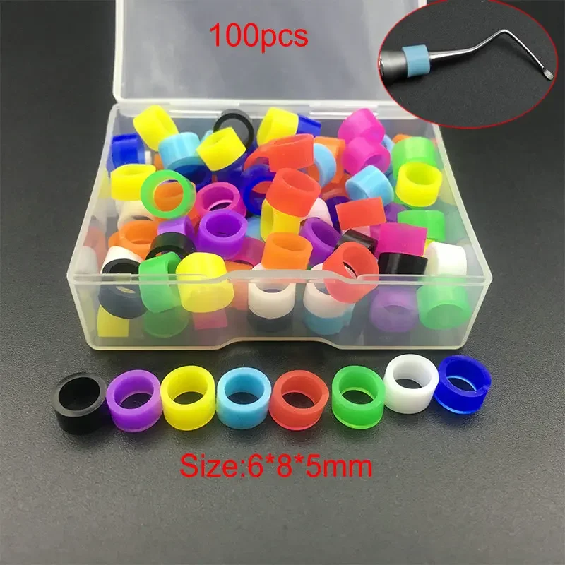 100Pcs-box-Dental-Silicone-Code-Rings-Autoclavable-Color-Code-Rings ...