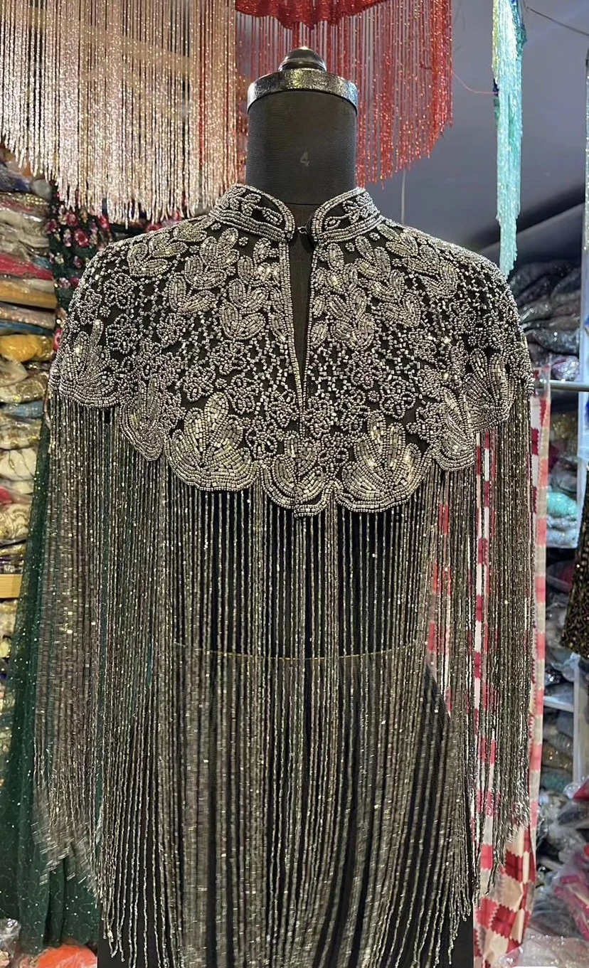 Indian-Heavy-Industry-Beaded-Shawl-Long-Tassel-Cheongsam-Cloud-Shoulder ...
