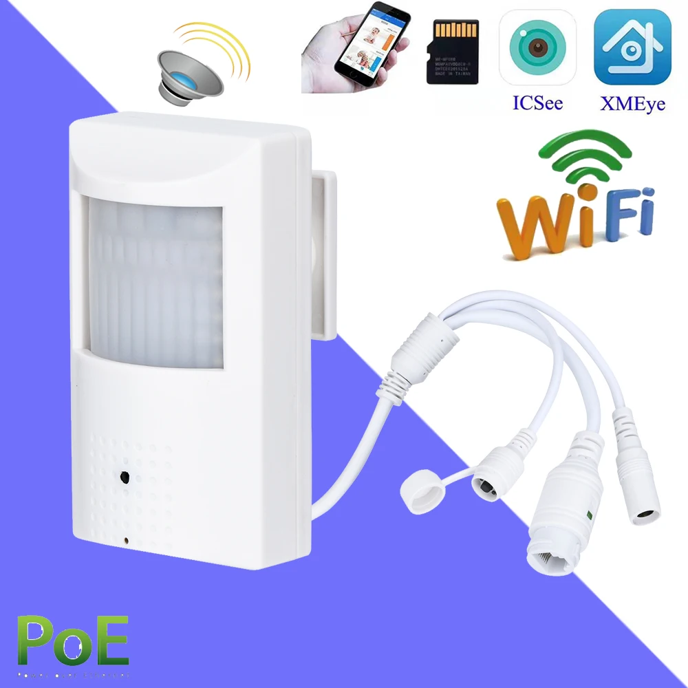 5MP-POE-WIFI-Audio-Camera-940nm-Invisible-PIR-Night-Vision-HD-Mini ...