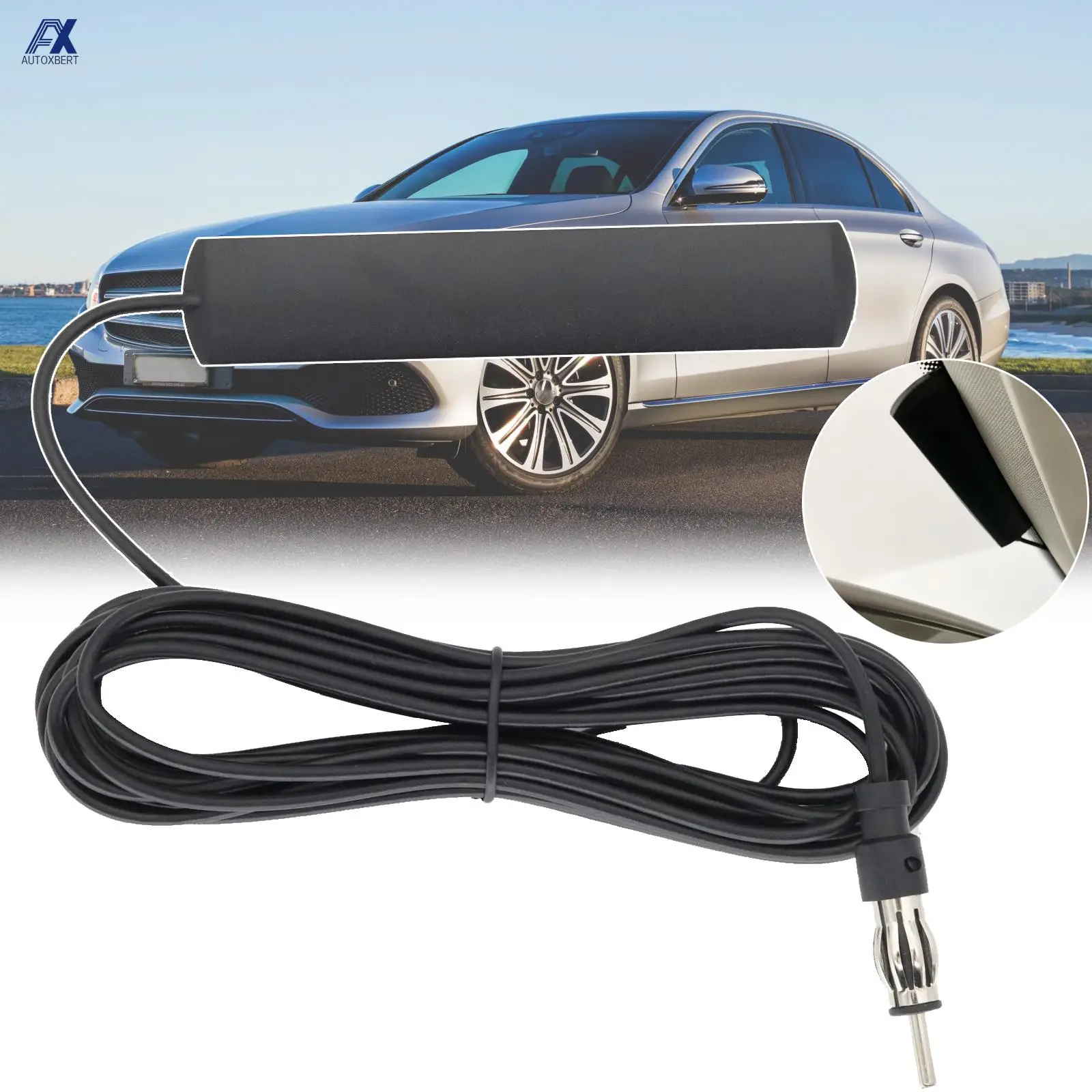 Car-Antenna-Durable-Plastic-Signal-Amplifier-Booster-Antenna-Car-Radio ...
