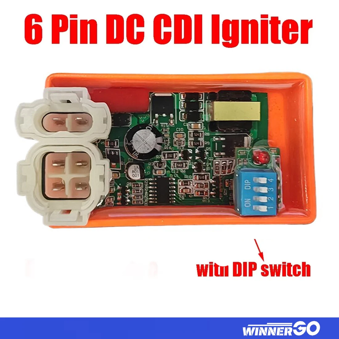 6 Pin DC CDI Igniter Racing For Dark Veloci Thunder 250 GY6 150CC ...