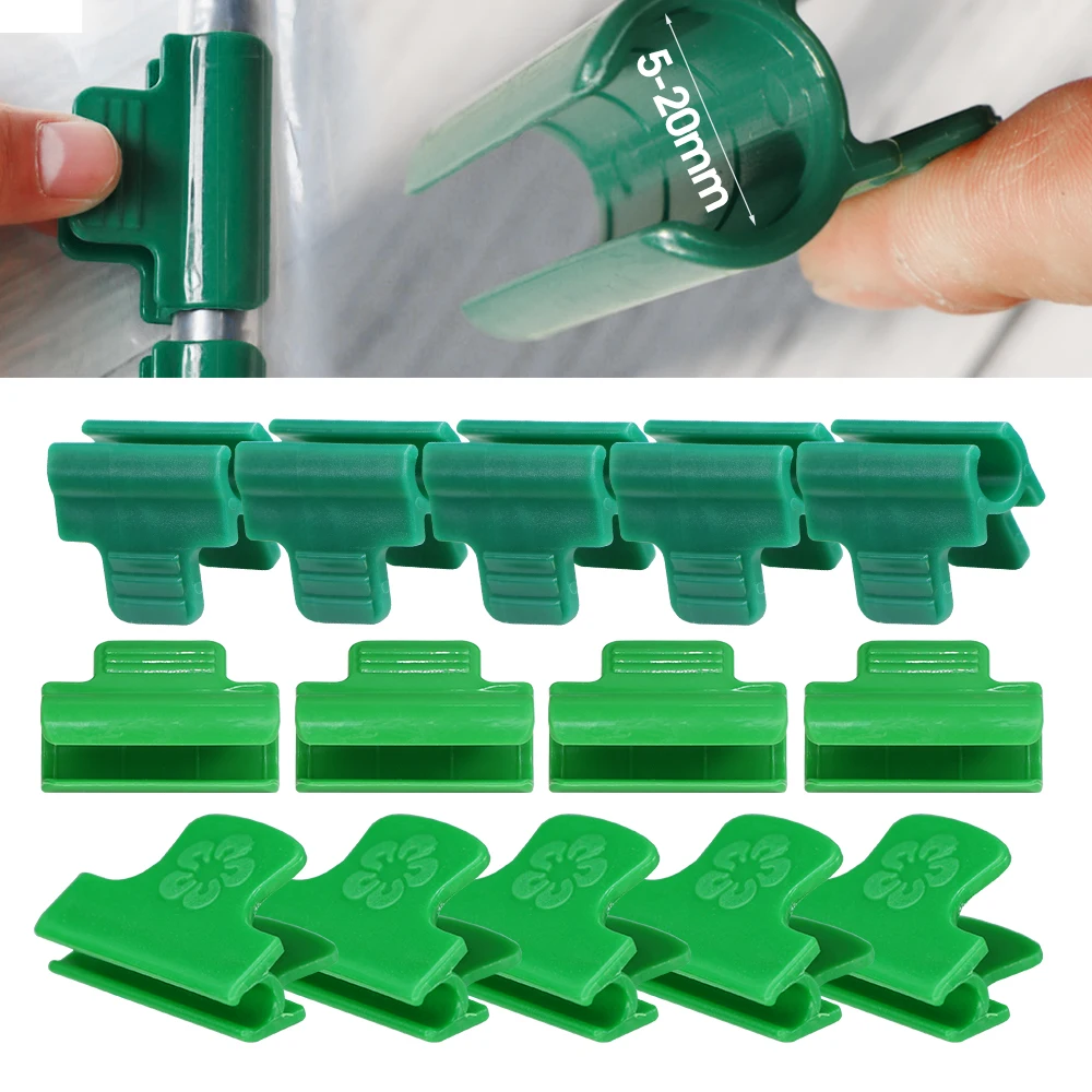 Shading Net Frame Rod Clip Film Clamps Plastic Film Buckle Garden ...