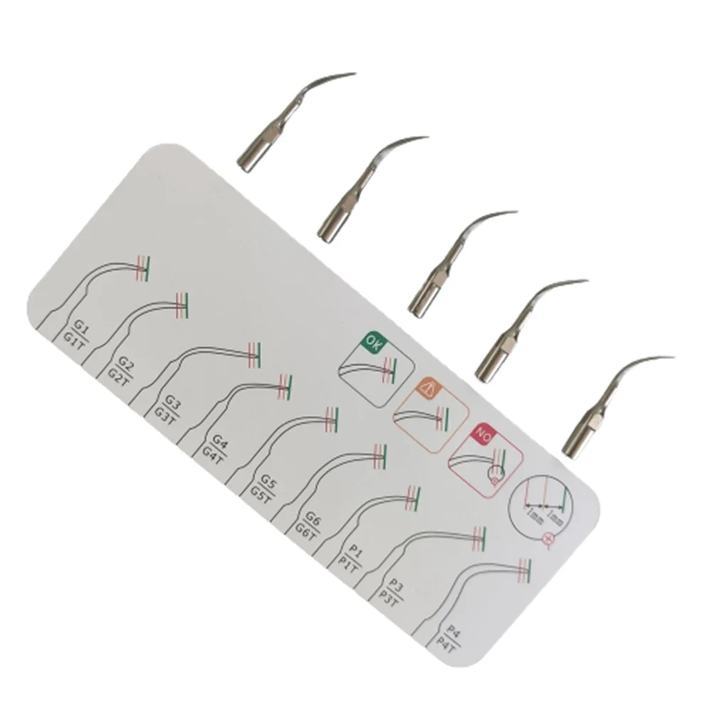 5PCS-Dental-Scaler-Tips-Fit-EMS-Woodpecker-Ultrasonic-Scaler-Handpiece ...