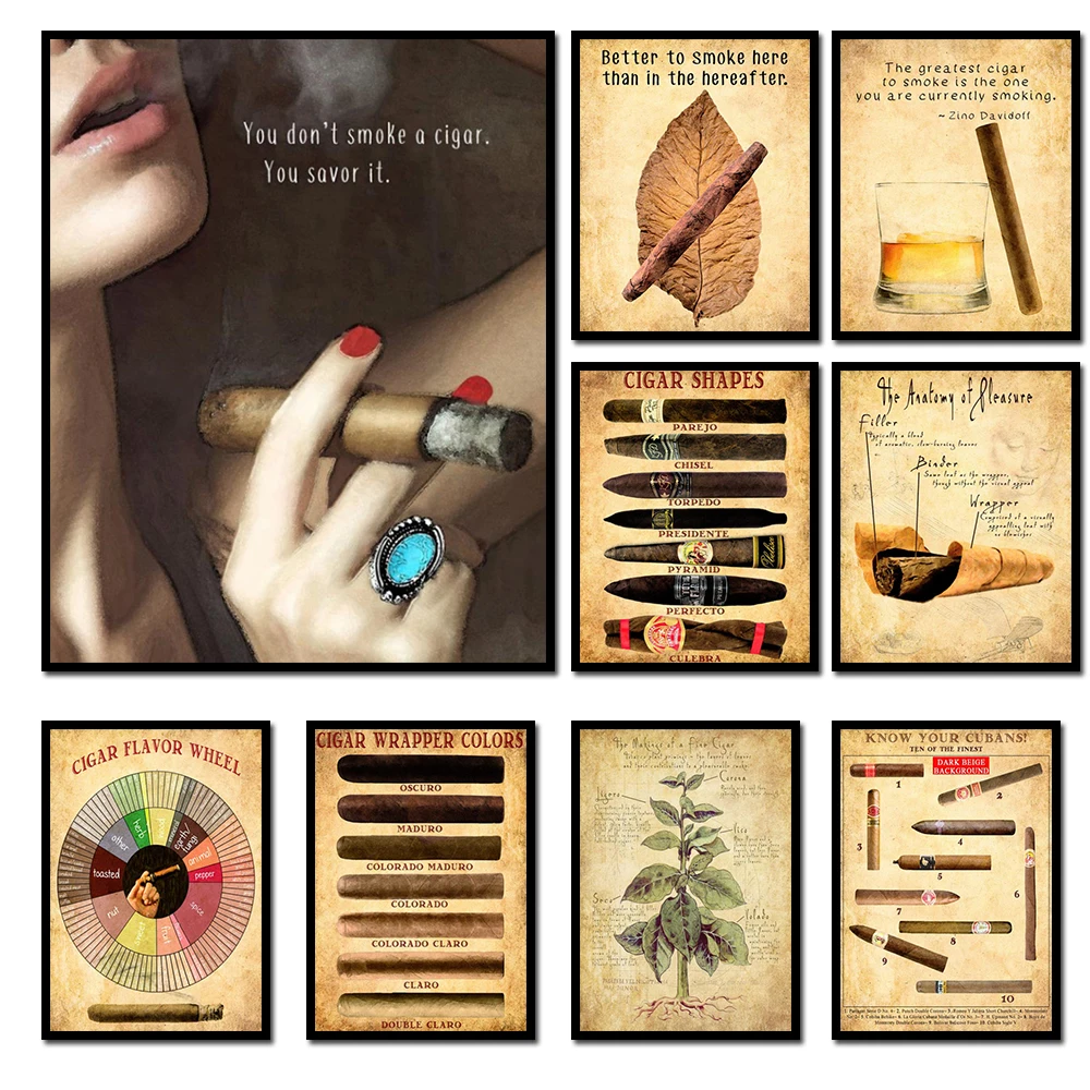 Vintage sem moldura charuto bar clube uísque nostálgico simples ...