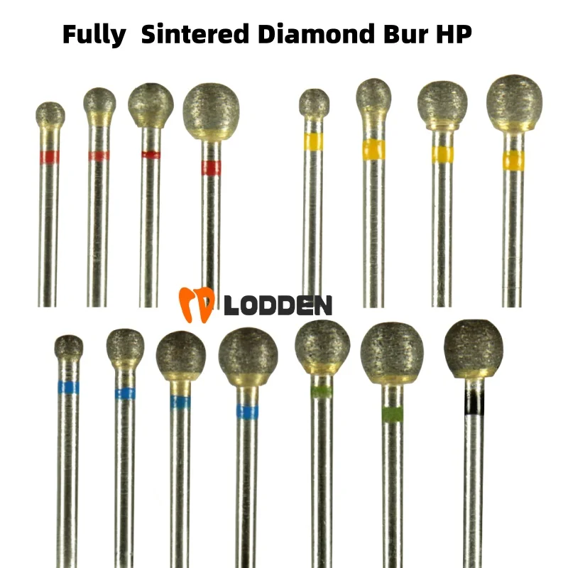 5pcs-Dental-Fully-Sintered-Diamond-Bur-HP-Shank-Super-Coarse-001-Round ...