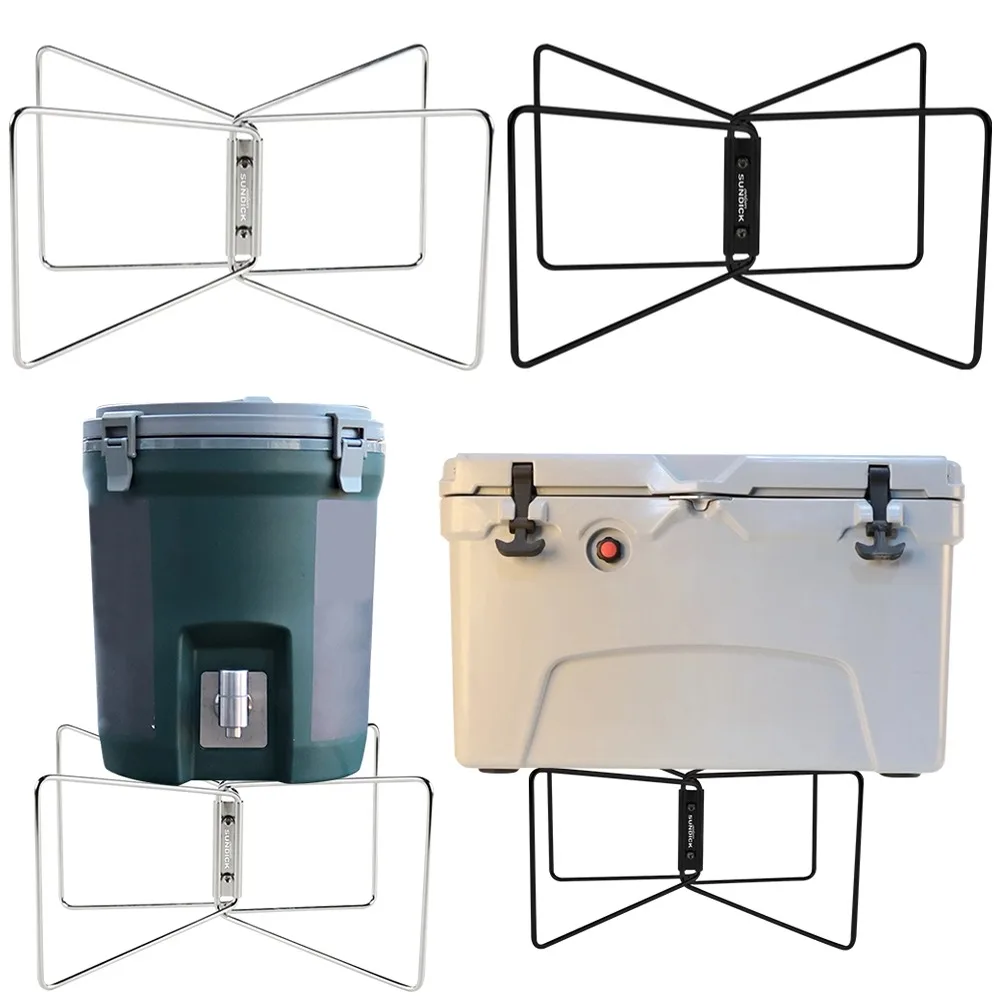 Portable-Fridge-Ice-Box-Stand-Rack-Outdoor-Camping-Folding-Cooler-Stand ...