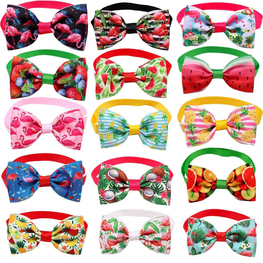 10pcs-Small-Dog-Accessories-Pet-Dog-Bowties-Dogs-Neckties-Fruit-Style ...